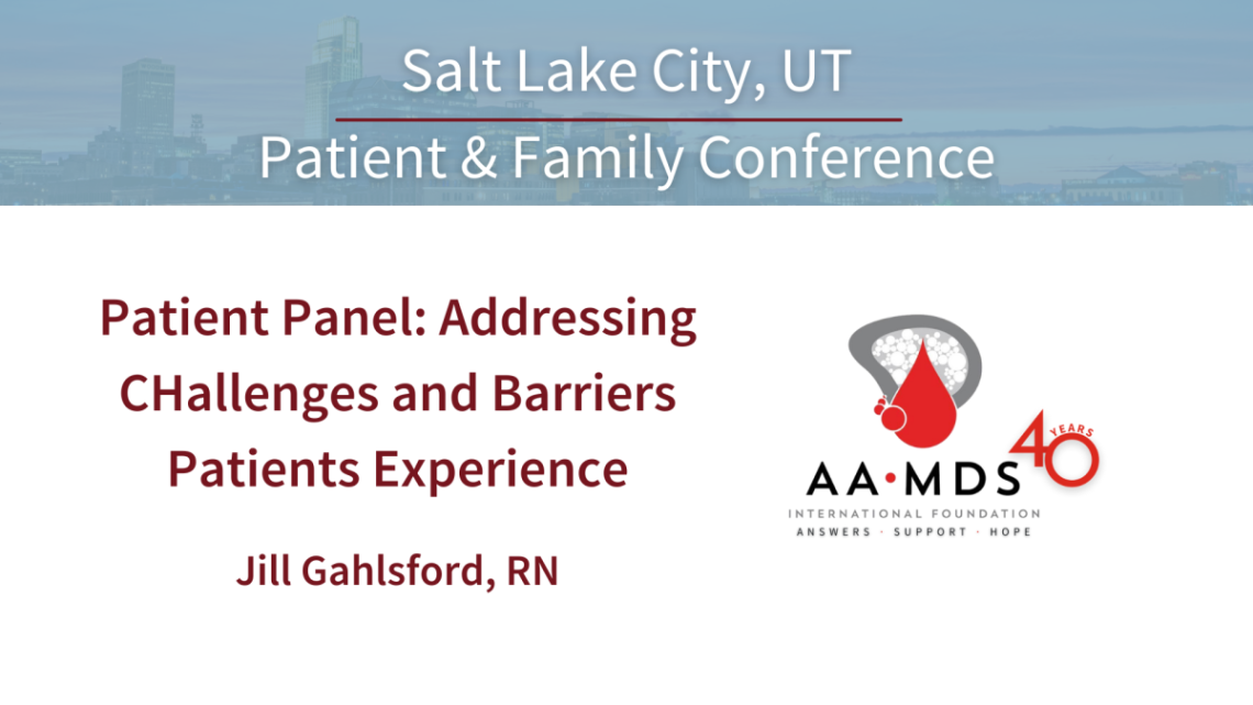 Patient Panel: Addressing Patient Challenges and Barriers - Patient ...